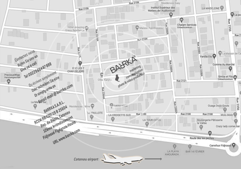 Barrka-communication contact-information / Bénin Cotonou Fidjrosse